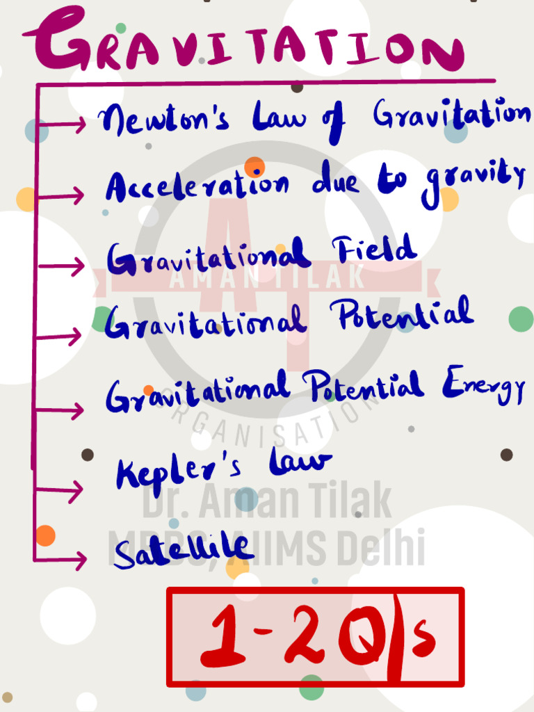Gravitation | PDF | Orbit | Gravity