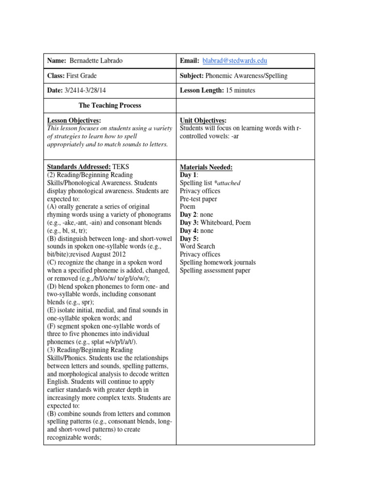 Detailed Lesson Plan in Mother Tongue | PDF | Phoneme | Phonics