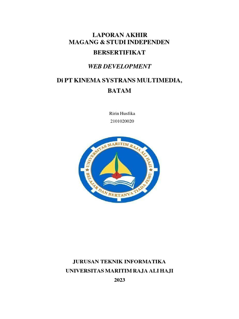 Laporan Magang Web Development di Kinema | PDF