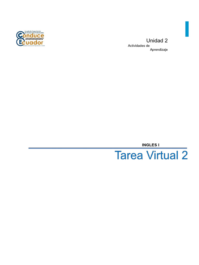 Deber de Ingles #2 | PDF