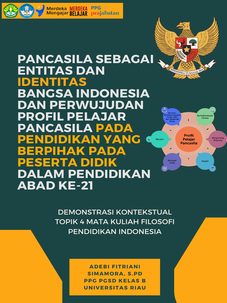 Topik 4 - Demonstrasi Kontekstual - Filosofi Pendidikan | PDF