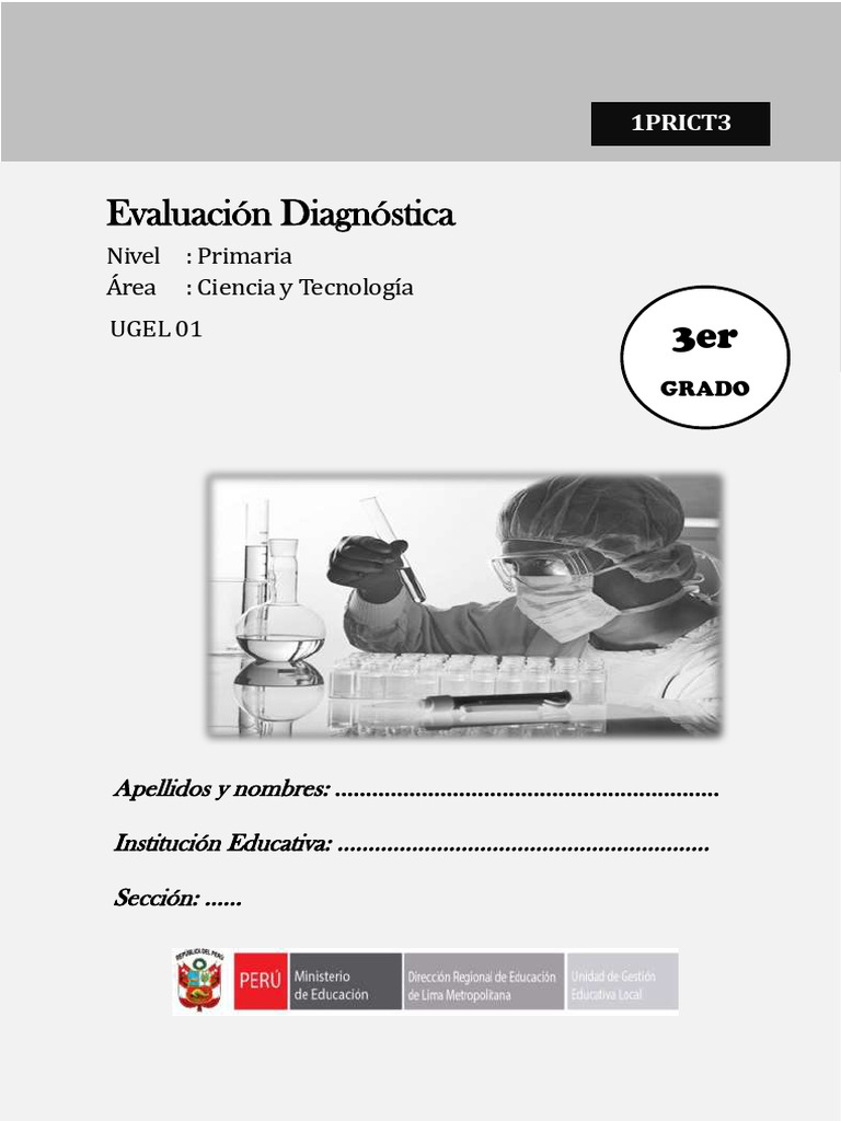 Ciencia 3 Grado Diagnóstica 2024 | PDF | El plastico | Lentes