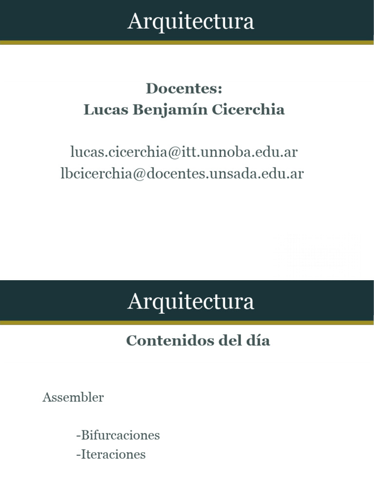 Arquitectura P3 Bifurcaciones e Iteraciones | PDF | Lenguaje ...