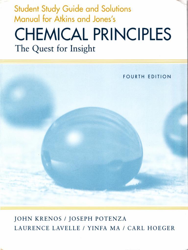 Chemical Principles 4th Ed Solucionario. Atkins, Peter | PDF