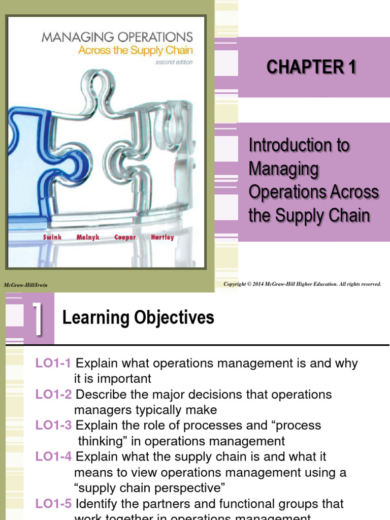 BJMP2033 Chapter 1 Part 1 | PDF | Supply Chain | Supply Chain Management