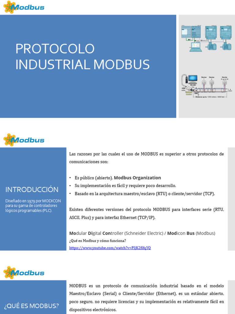 Protocolo MODBUS | PDF | Negocios | Informática