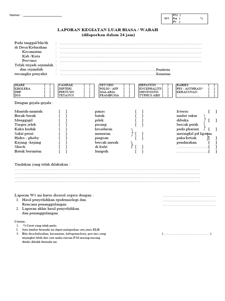 W1 Jika Ada Kasus Klb Pdf