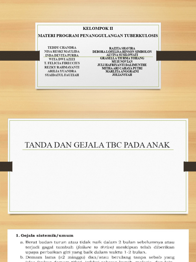 Kelompok Ii Program Penanggulangan Tuberkulosis | PDF | Kesehatan Holistik
