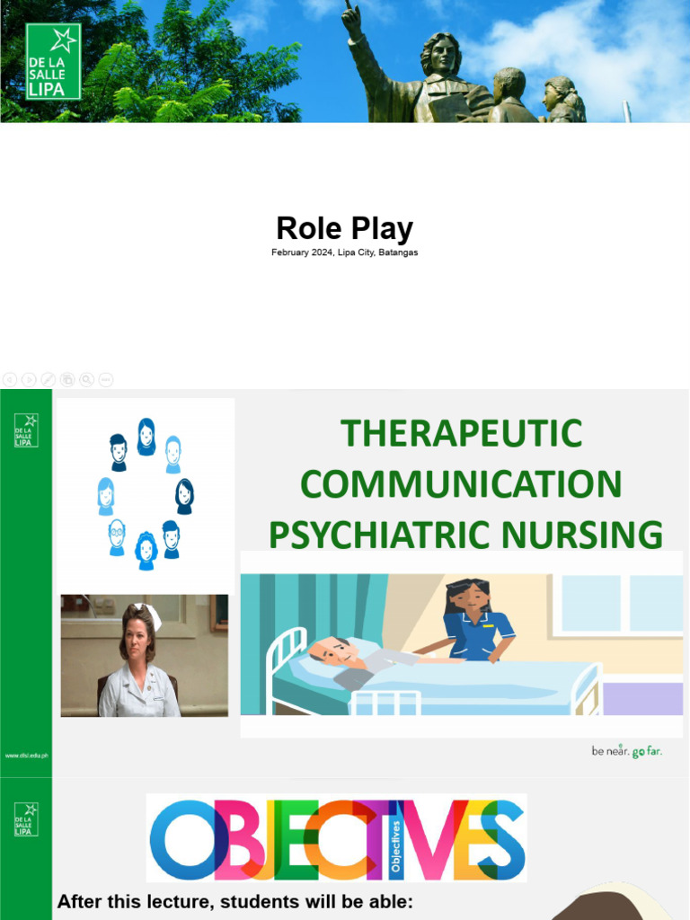 Role Play | PDF | Communication | Nursing