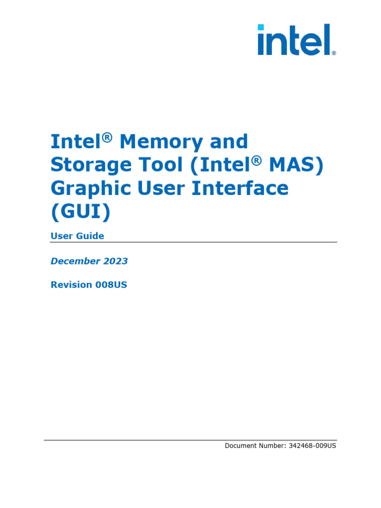 GUI IMAS User Guide Public - Rev009US | PDF