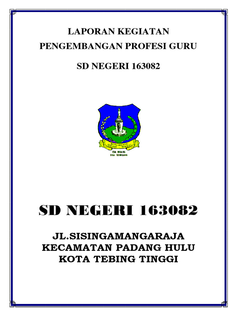 contoh laporan PKB sd | PDF