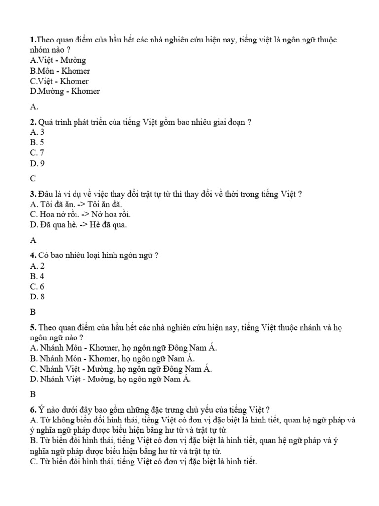 TRẮC NGHIỆM NMVNH | PDF