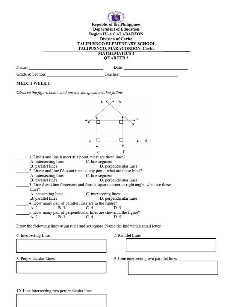 Q3 WT in Math 4 Week 1-8 | PDF