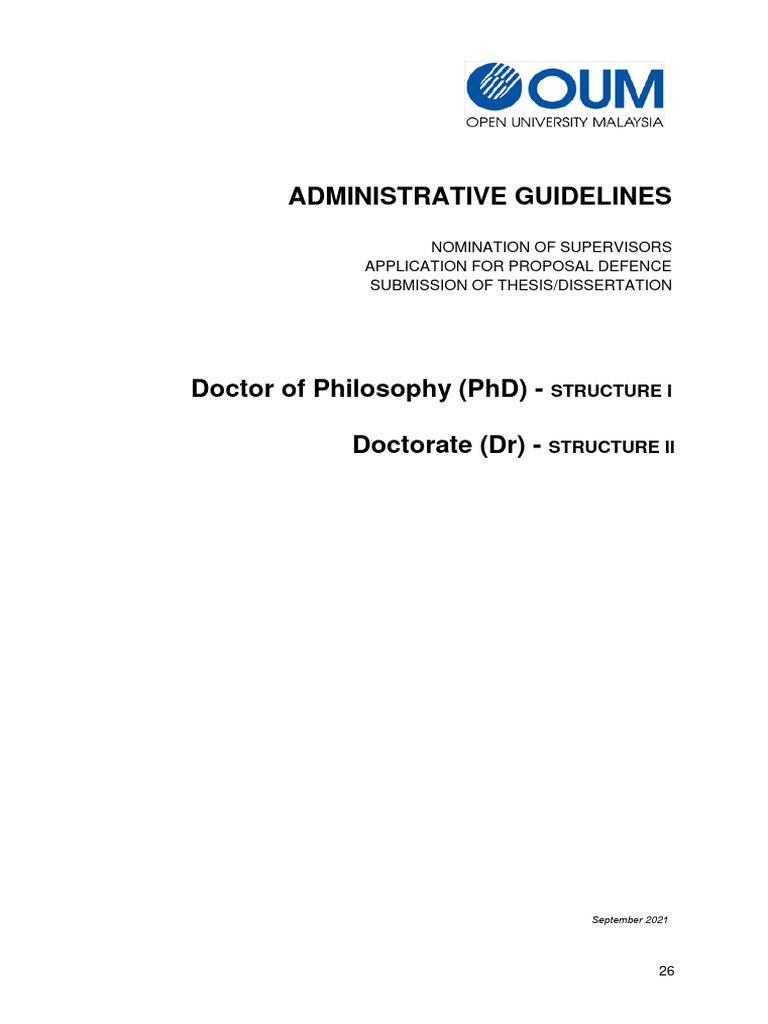 ADMIN - GUIDE - PhD&Doctorate 2021 | PDF