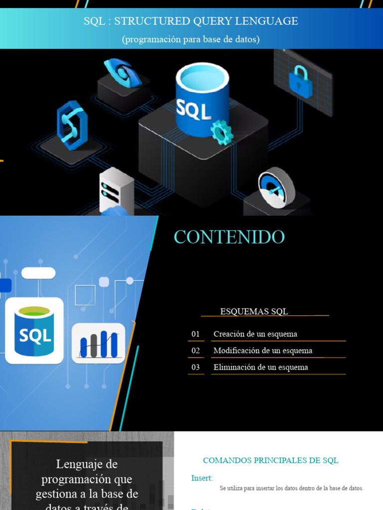Presentación SQL | PDF | SQL | Informática
