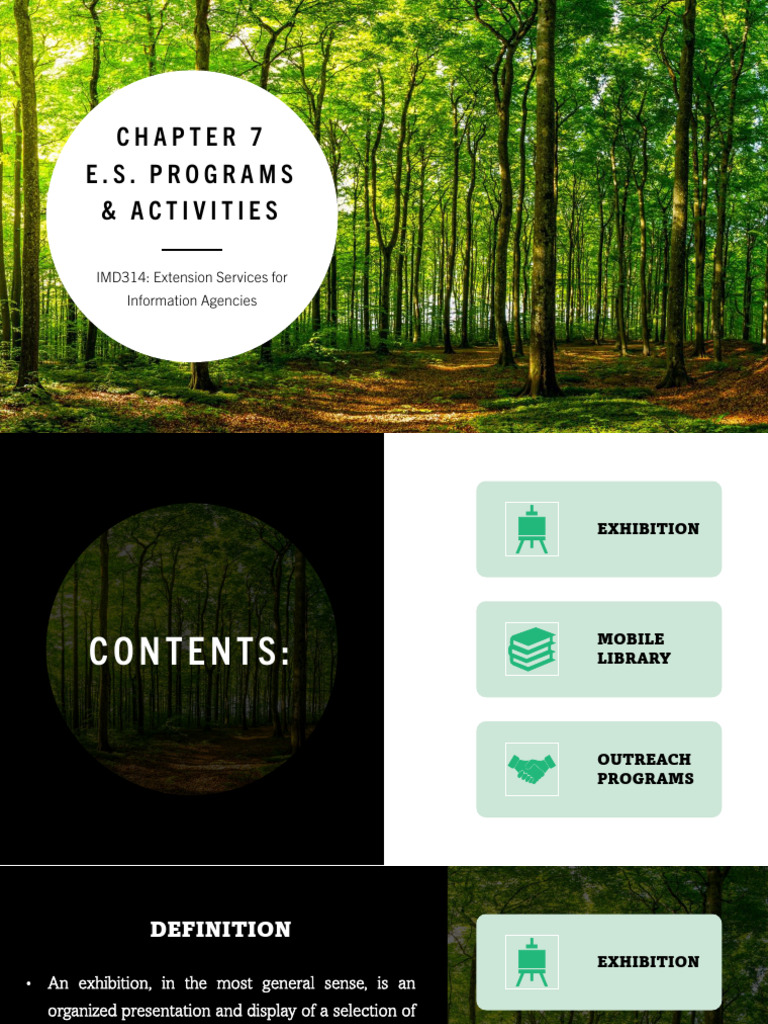 CHAPTER 7 - E.S. PROGRAMS & ACTIVITIES | PDF