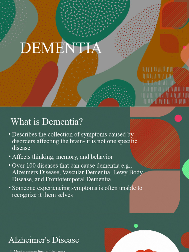 Dementia PP | PDF