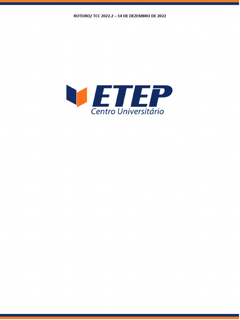 Roteiro TCC 2022.2 | PDF