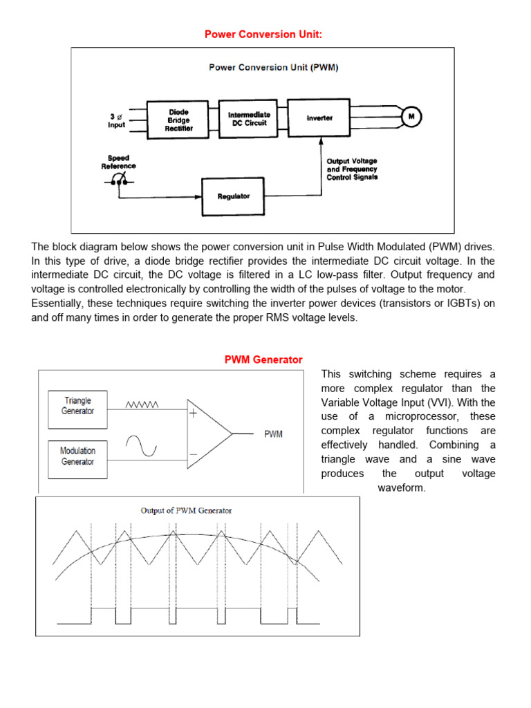 VFD Using PWM | PDF | Rectifier | Power Inverter
