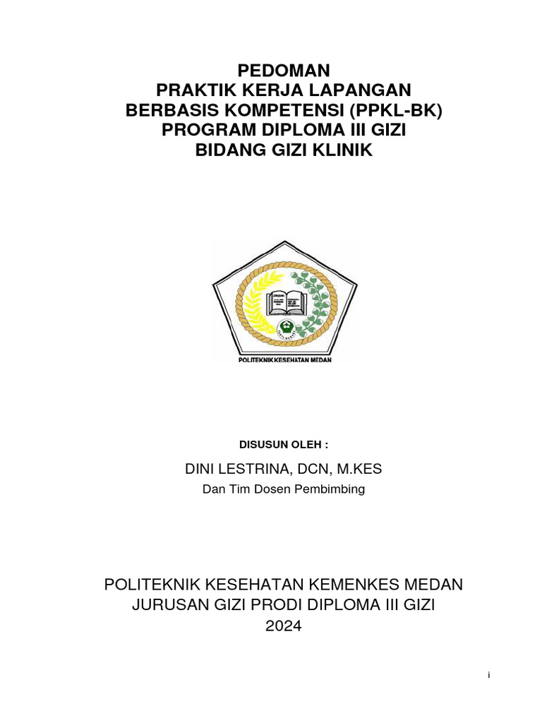 Pedoman Pkl Gizi Klinik d3 2024 | PDF