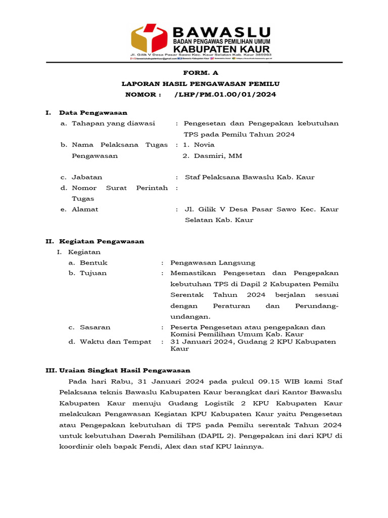 Form A 25 Jan 2024 Nasal | PDF