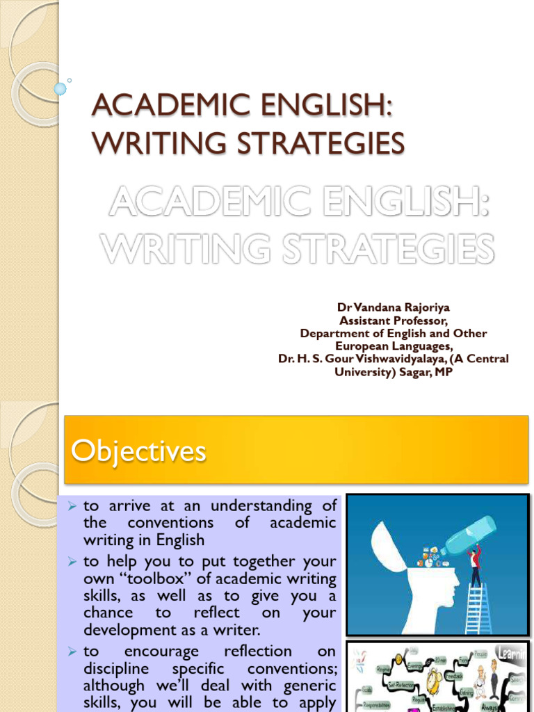 ACADEMIC ENGLISH- WRITING STRATEGIES | PDF | Plagiarism | Editing