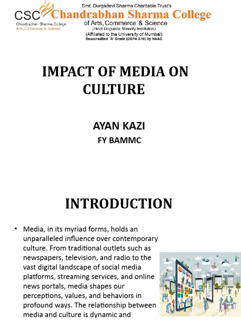 Impact of Media On Culture | PDF