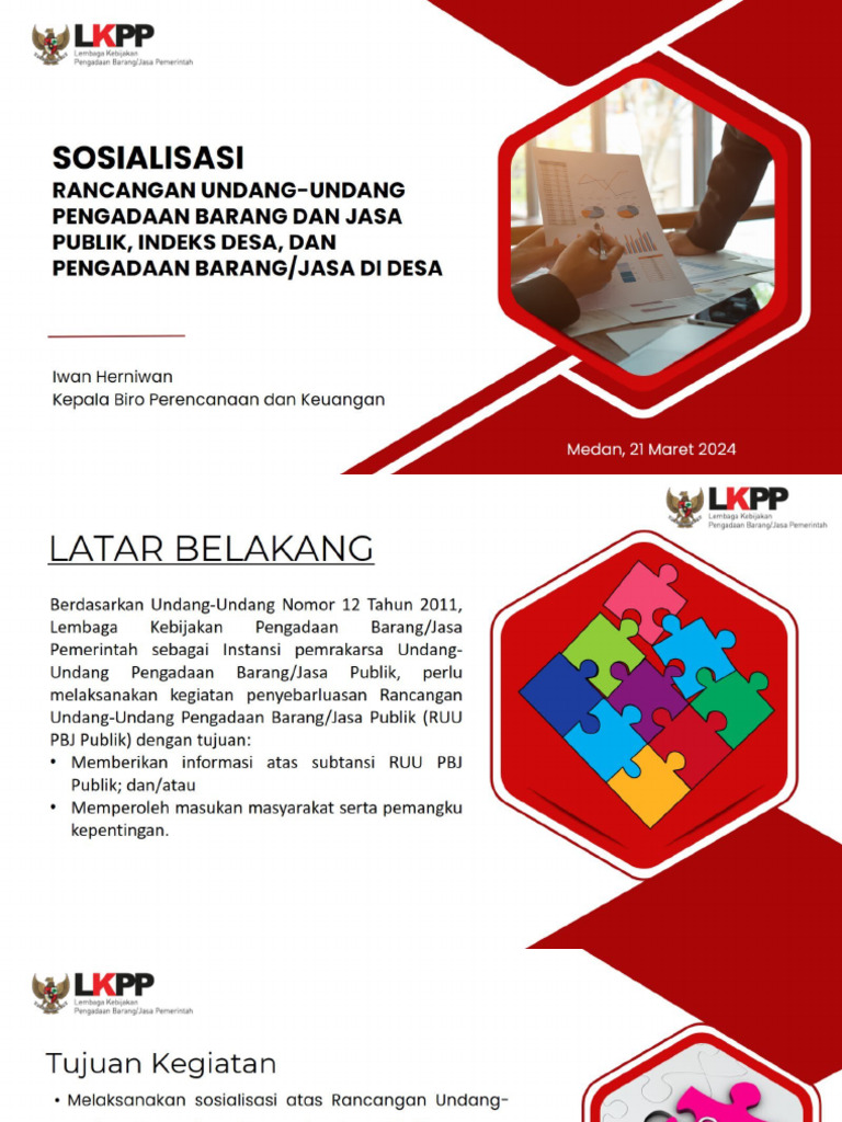 (Rev2) Paparan Pembuka Sosialisasi RUU, Indeks Desa, Dan PBJ Desa ...