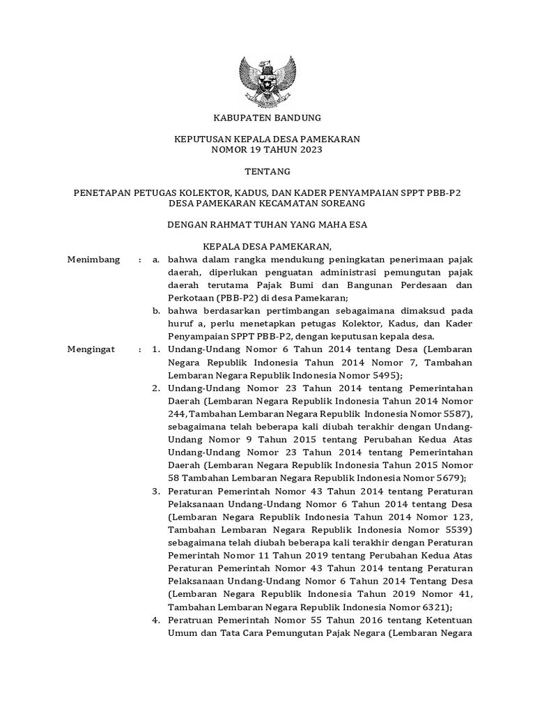 19 SK PBB P2 DS Pamekaran | PDF