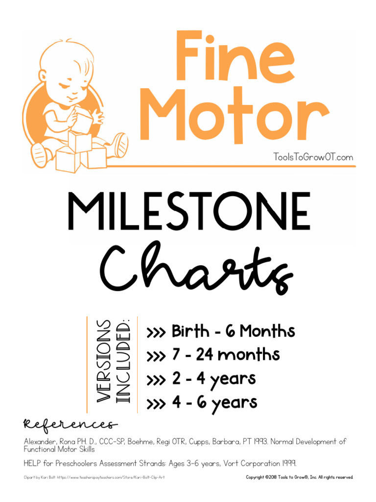 Fine Motor Milestones | PDF | Hand