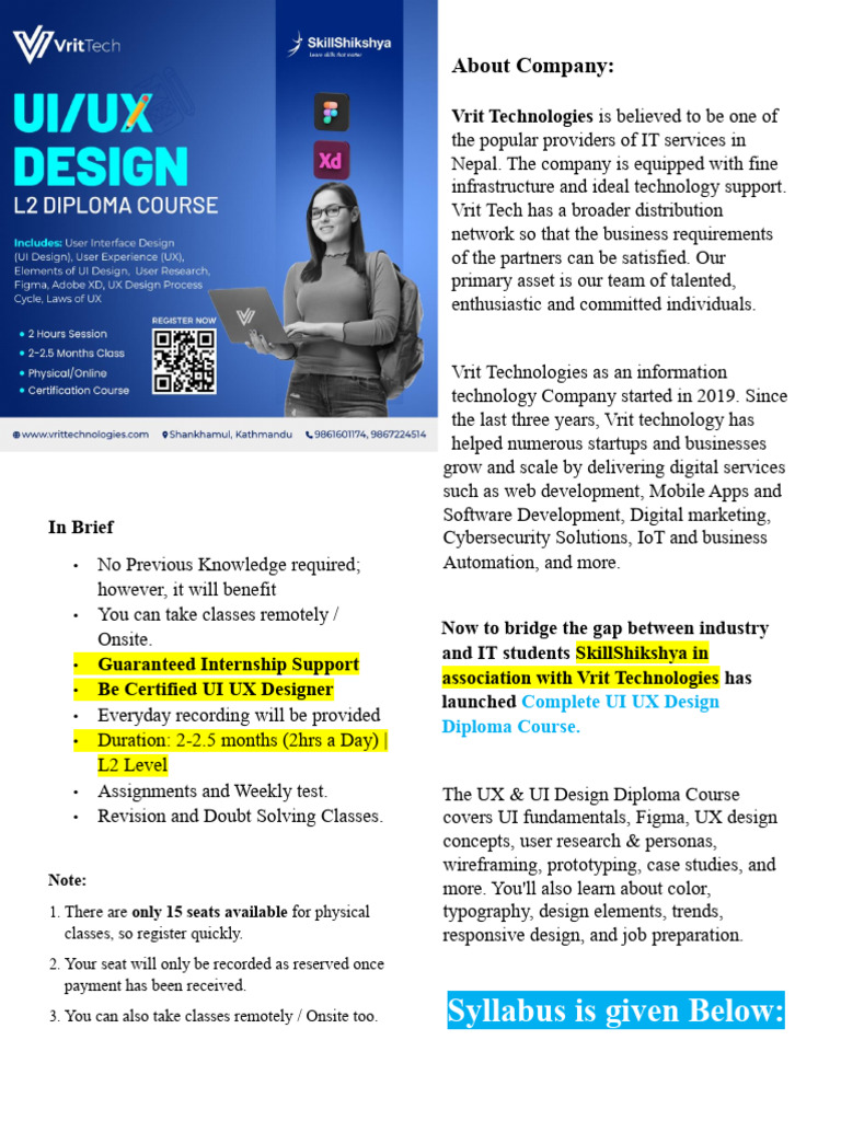 UIUX Finnal Syllabus | Download Free PDF | Usability | Cyberspace