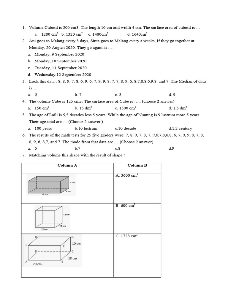 Belajar Math Ah 2 | PDF