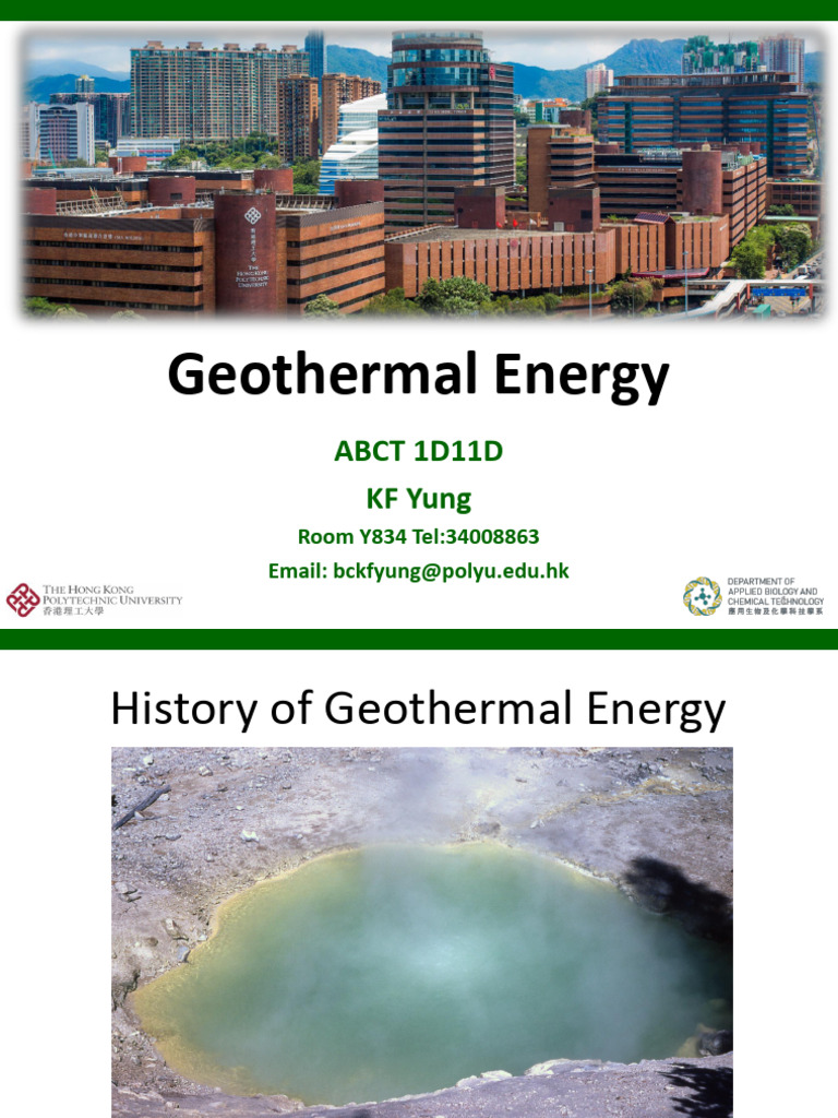 ABCT 1D11D Geothermal Energy | PDF | Power Station | Geothermal Energy