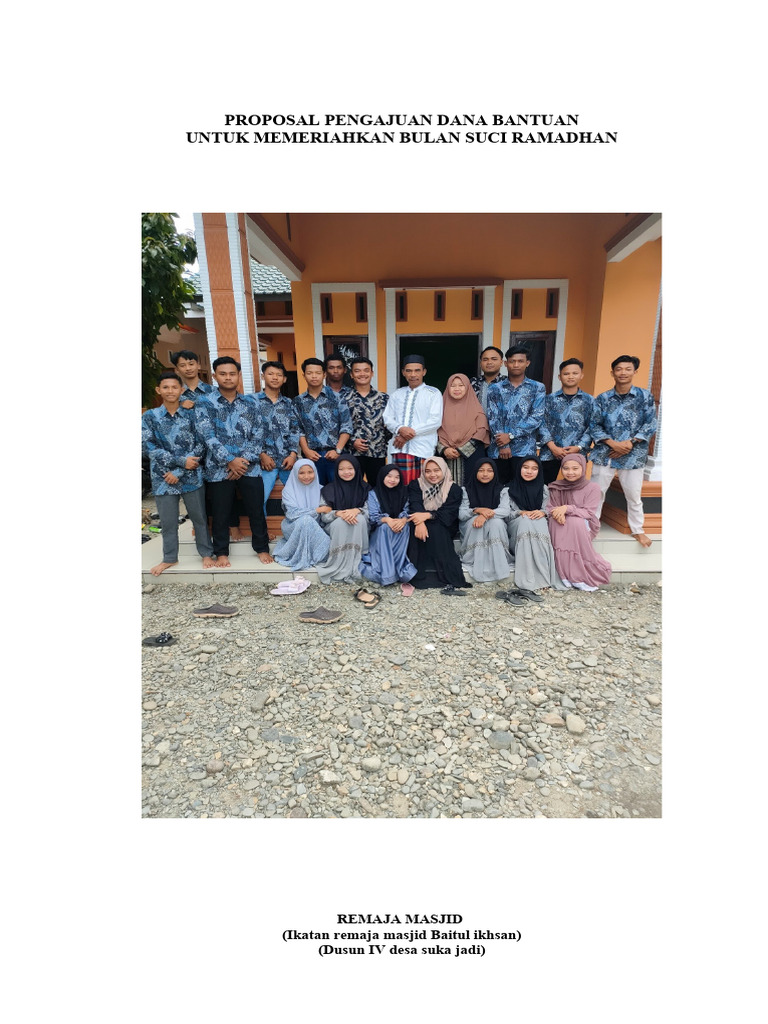 Proposal Dana Rm-1 | PDF