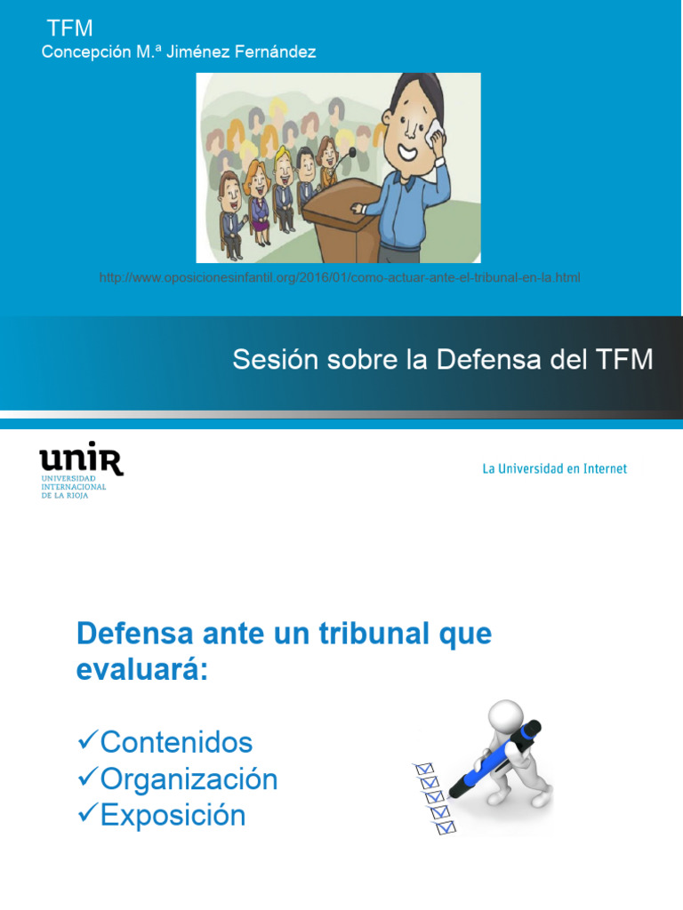 Sesion Defensa TFM CJF | PDF