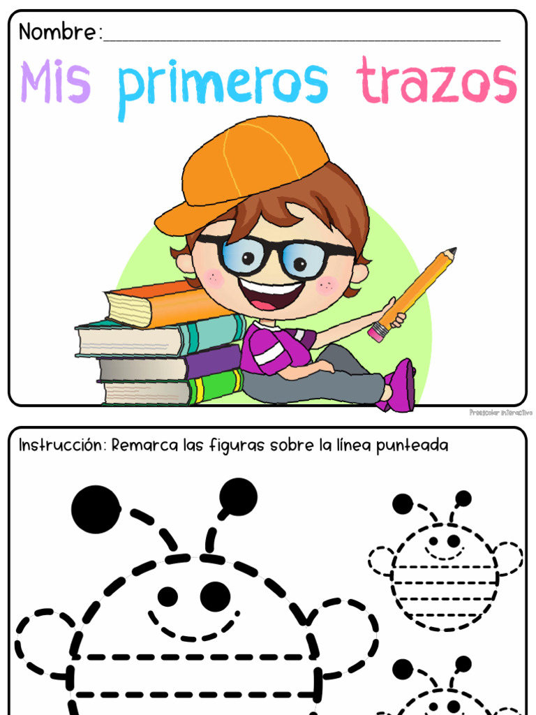 Imprimible Mis Primeros Trazos | PDF | Artes del Lenguaje y ...
