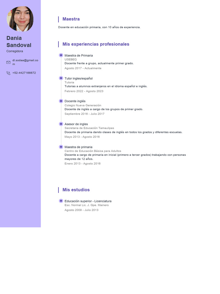 Dania Sandoval-1 | PDF