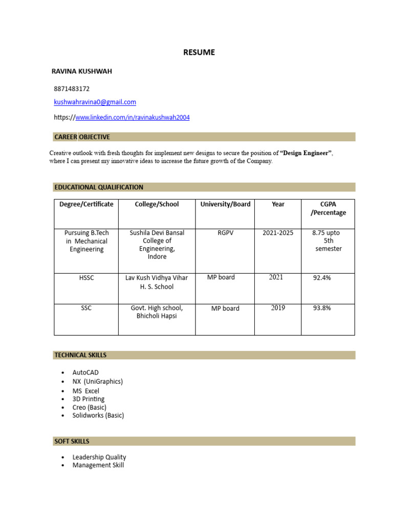 Ravina Resume Feb2024 | PDF