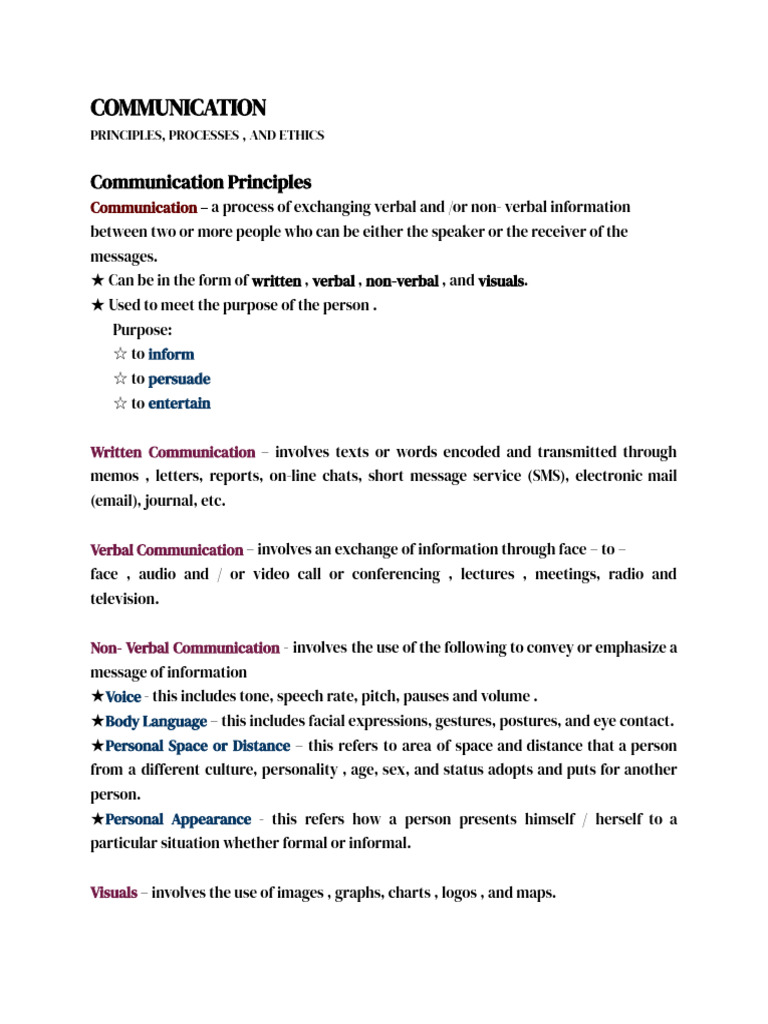 Purcom Midterm Reviewer | PDF