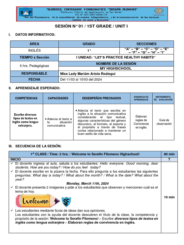 SESIÓN N01 Sem01 | PDF | Comunicación humana | Aprendizaje