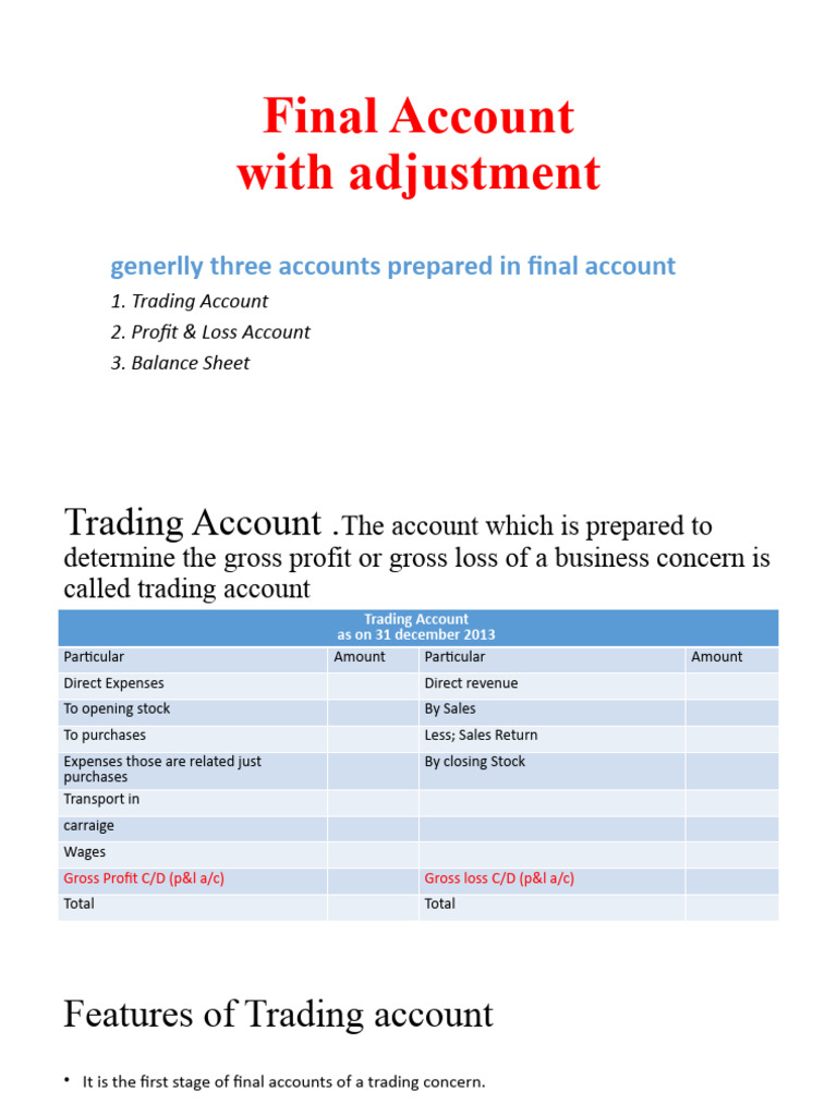 Finalaccount 180112112514 | PDF | Expense | Income Statement