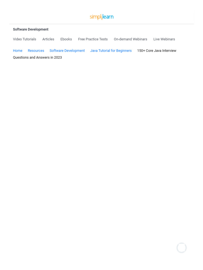 Core Java Interview Q&A for Freshers | PDF | Java (Software Platform ...