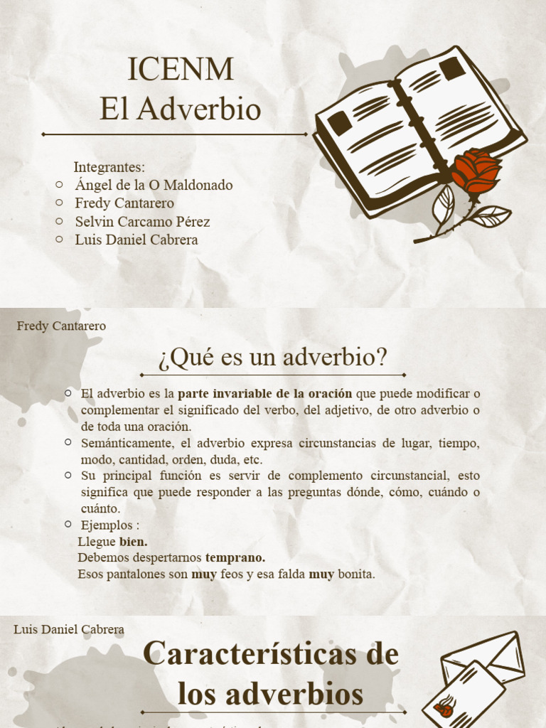 El Adverbio | PDF