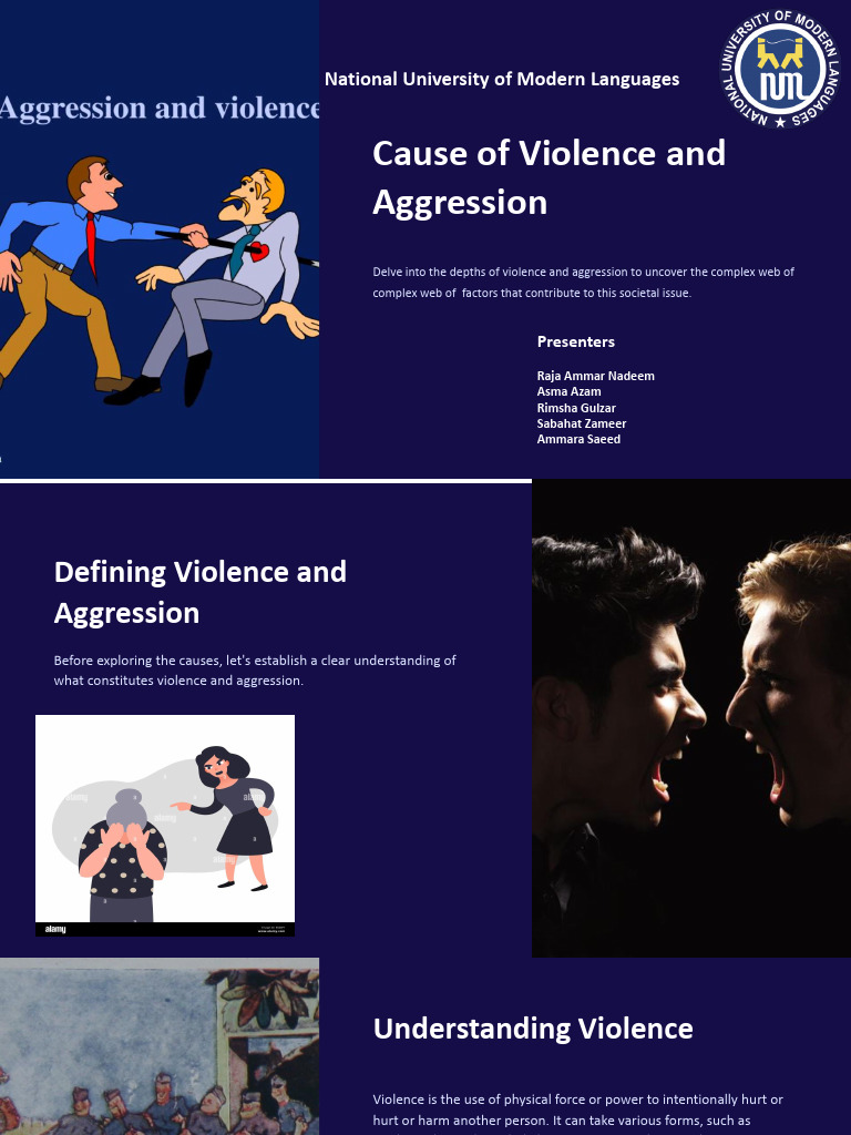 Cause of Violence and Aggression | PDF