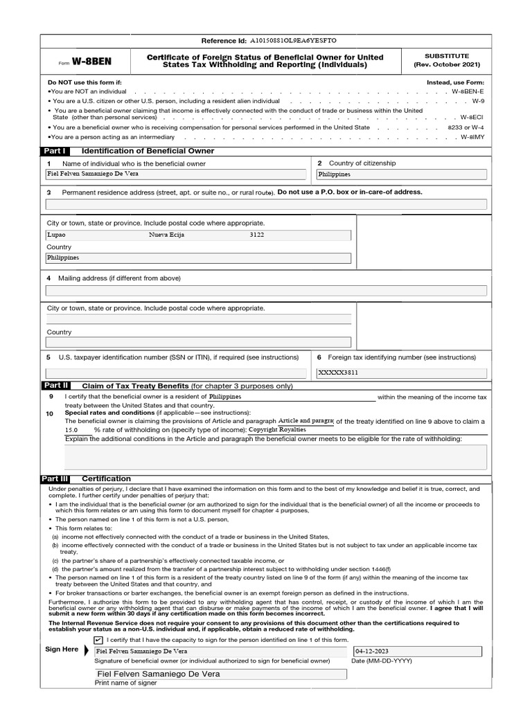 Tax Interview | PDF