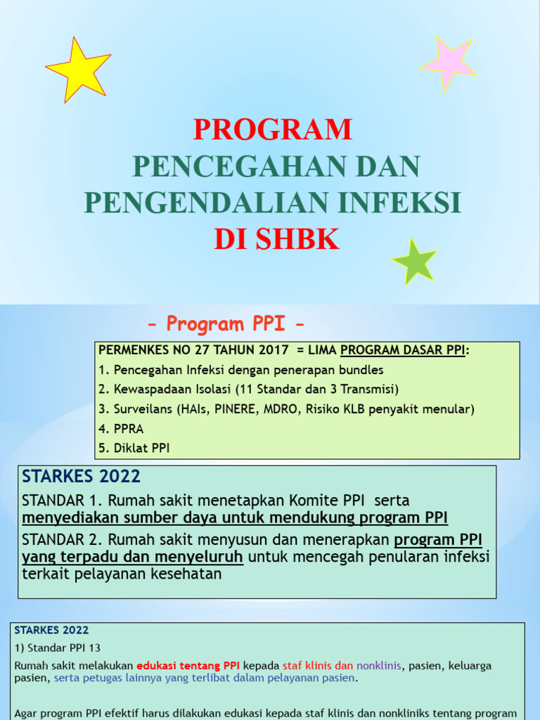 Materi DIKLAT PPI 2022 - Nakes Perawat DLL | PDF
