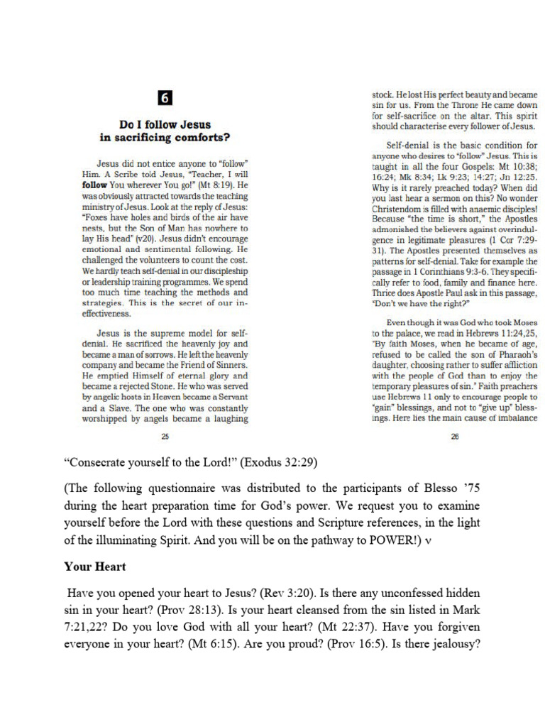 Consecrate Yourself To The Lord | PDF | Religious Belief And Doctrine ...