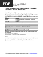 Lung CA Protocol | PDF | Carcinoma | Metastasis