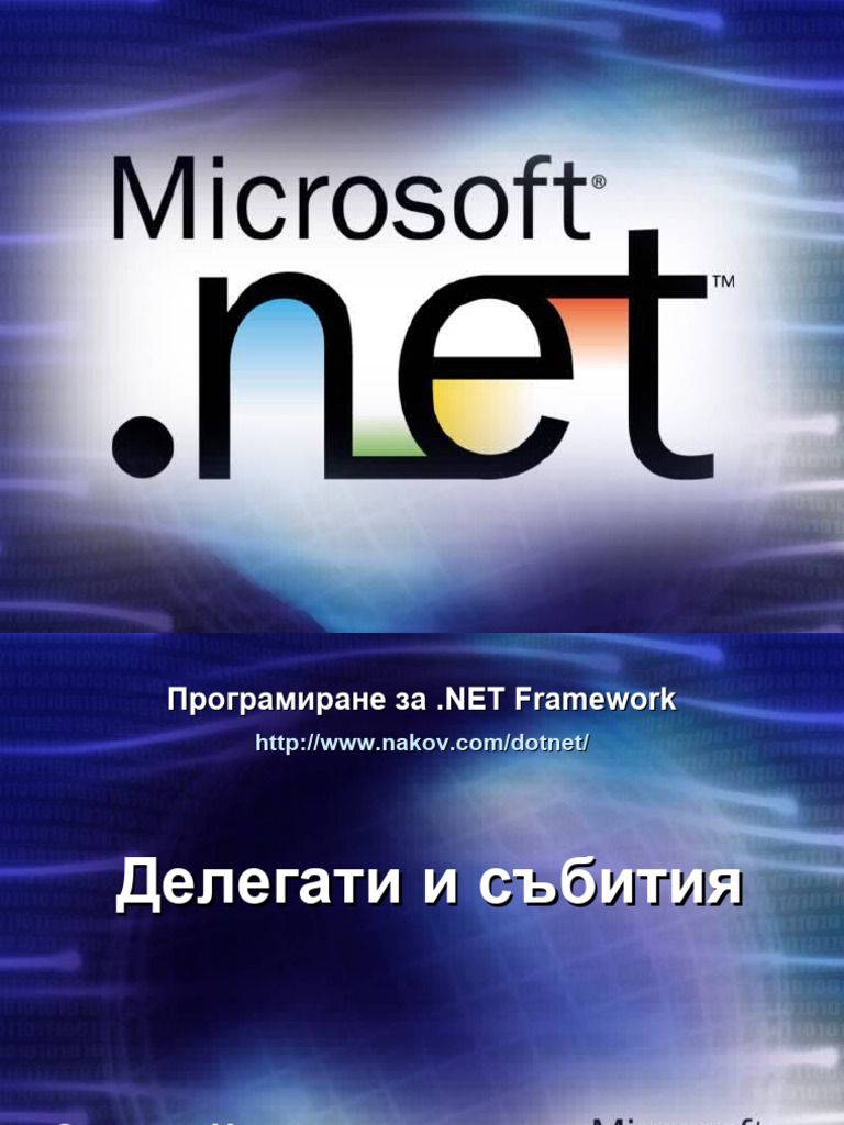 Lecture 5 Delegates and Events v1.0 | PDF