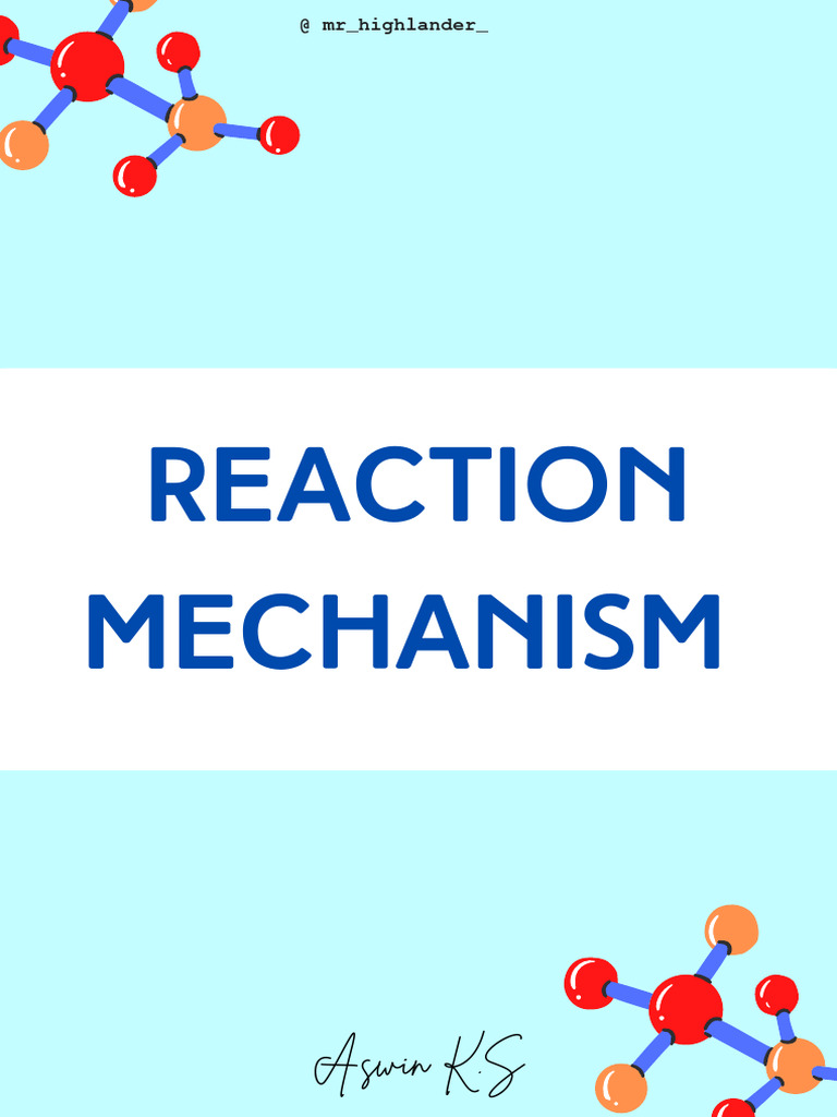 Reaction Mechanism Handwritten Note | PDF